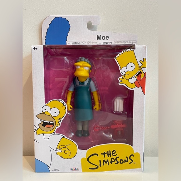 Simpsons | Toys | The Simpsons Wave 2 Moe 5 In Action Figure Nib Jakks ...